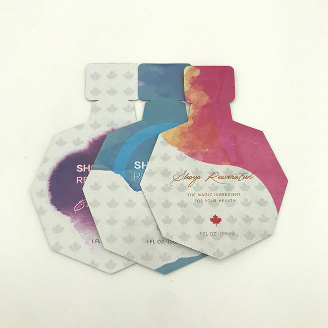 Irregular Shaped Octagon Plastic Pouch With Zipper VMCPP Commercial ...